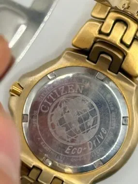 Citizen | Accessories | Vintage Citizen Solartech 8 Ecodrive Gold Tone ...